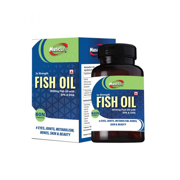 Musclife Triple Strength Fish Oil – Invincible Fitness